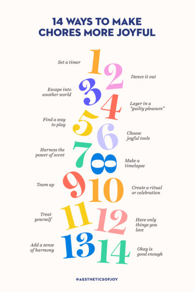 Ways to Make Chores More Joyful: Timer, Play, Dance, Team Up